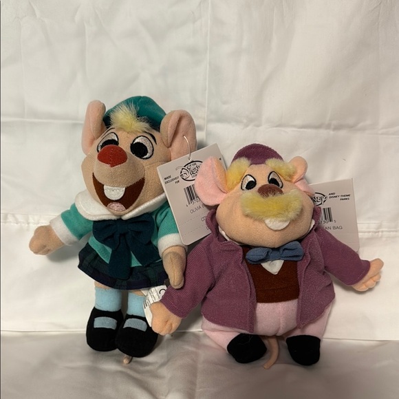 Disney | Toys | Disney Vintage The Great Mouse Detective Plush Set ...